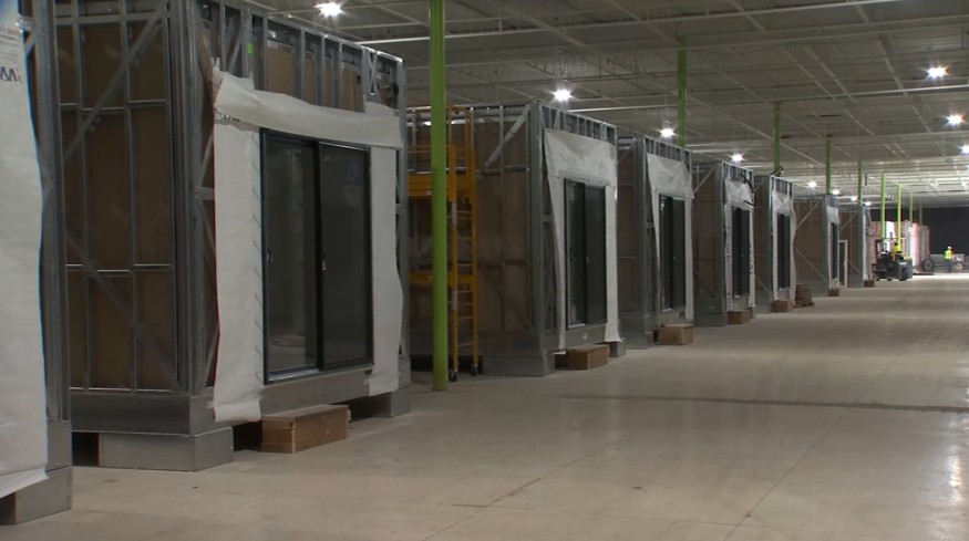 Columbus modular apartment complex project nears completion