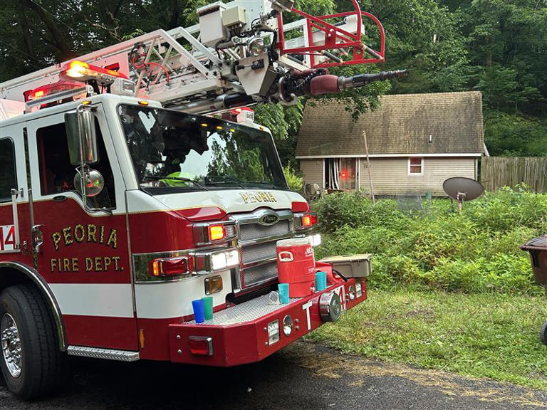 Woman hospitalized, pets treated after Peoria house fire Thursday