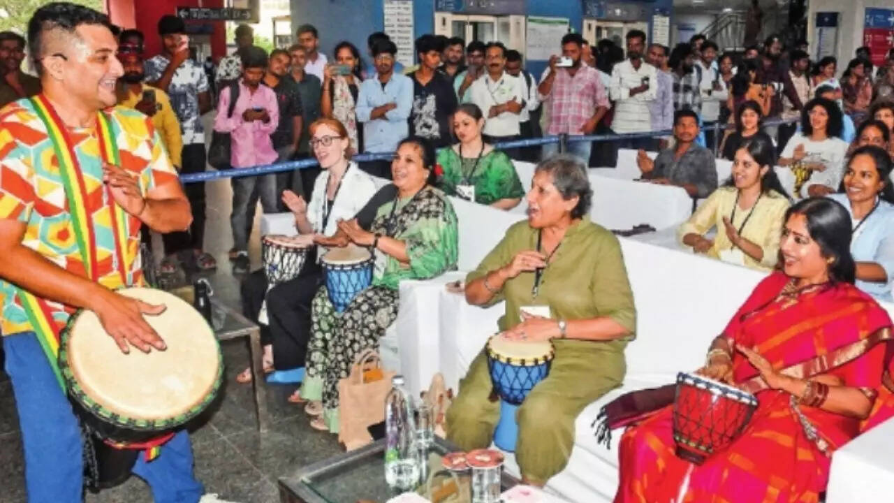 Hyderabad Metro strikes a chord with commuters as World Music Day fest ...