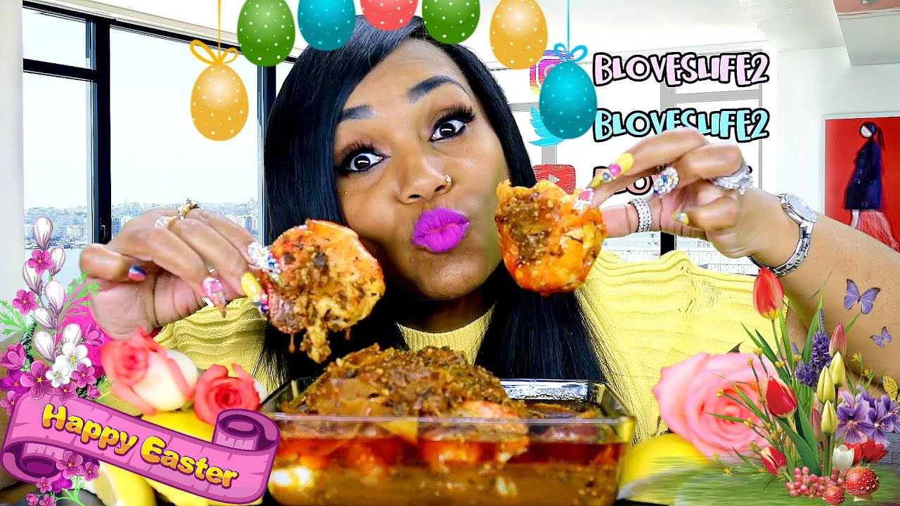 Easter Sunday tiger shrimp boil celebration