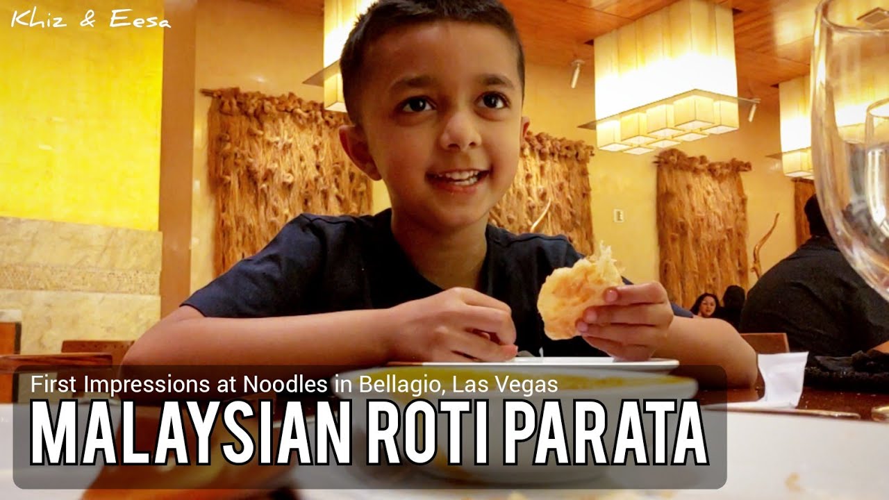 Trying Malaysian Roti Parata for the 1st Time (Noodles at Bellagio Las Vegas)