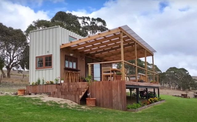 Couple shares stunning video tour after building off-grid tiny home ...