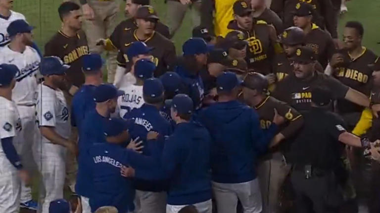Dodgers vs Padres: Dave Roberts and Mike Shildt Spark Bench-Clearing ...