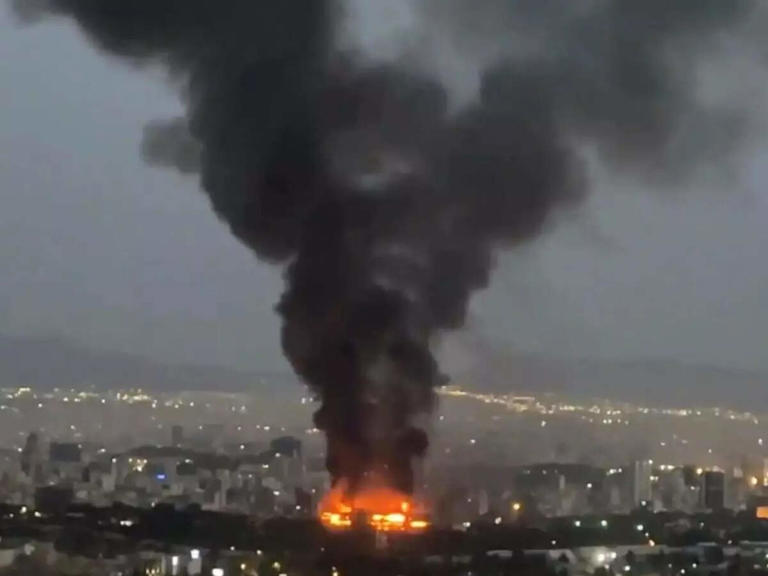 Fire erupts near Microsoft office in southern Israel as Iran continues ...