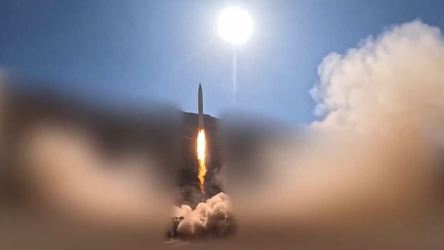 Iranian state TV airs video showing 'missile launch towards Israel'