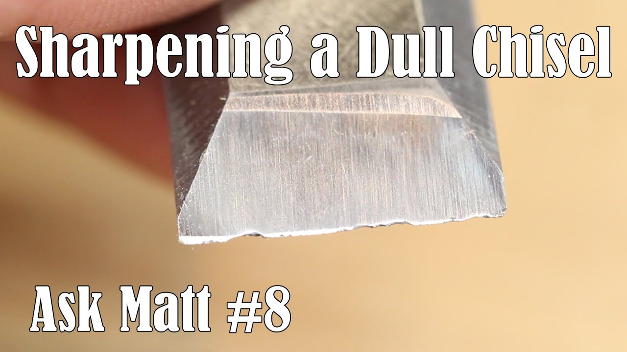 Sharpening your dull chisel tips