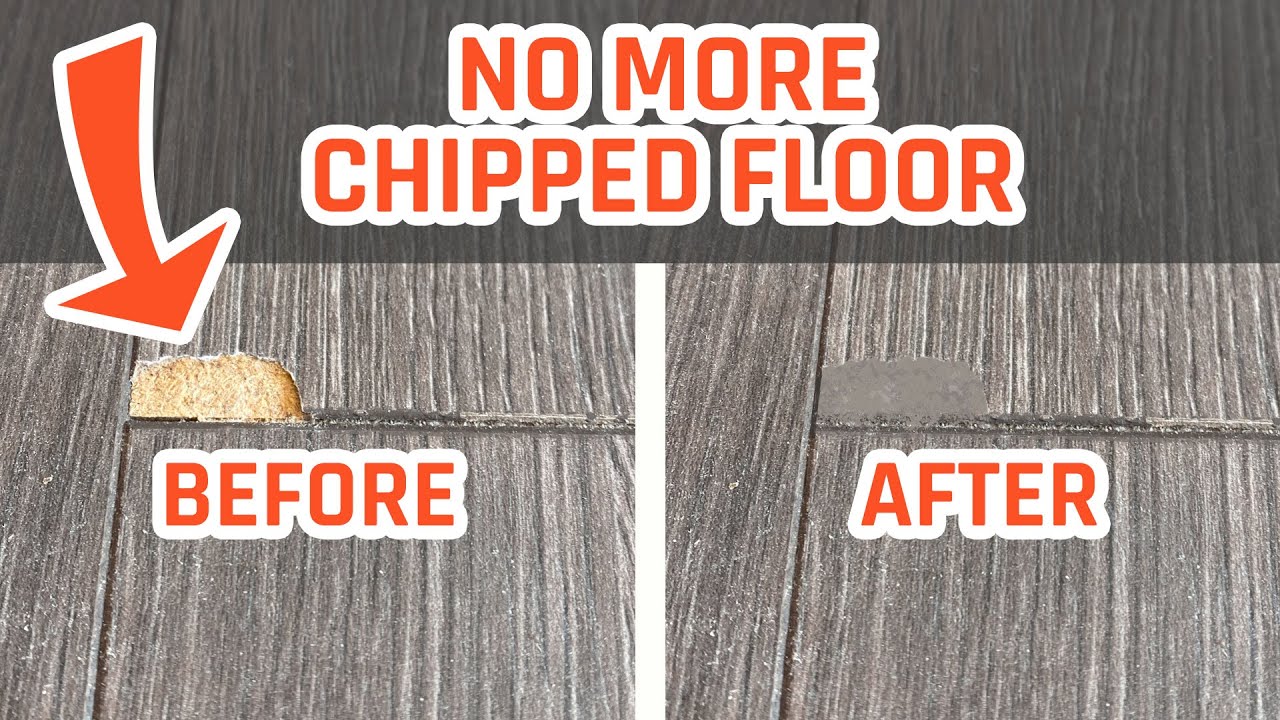 I fixed my laminate floor chips for $5! 😲