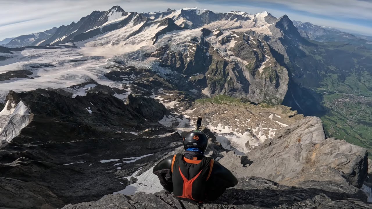 The Most Beautiful Wingsuit Flight I've Done ¦ Wetterhorn 3690m