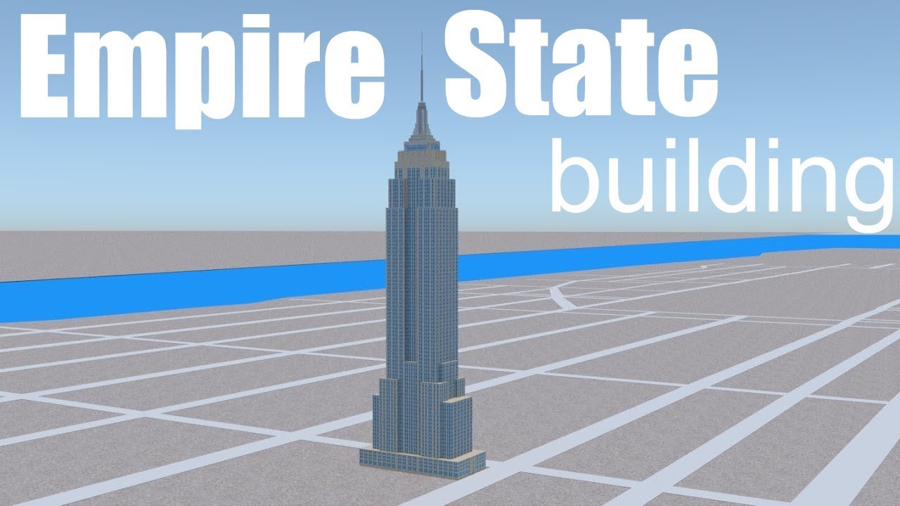 The height of the empire state building