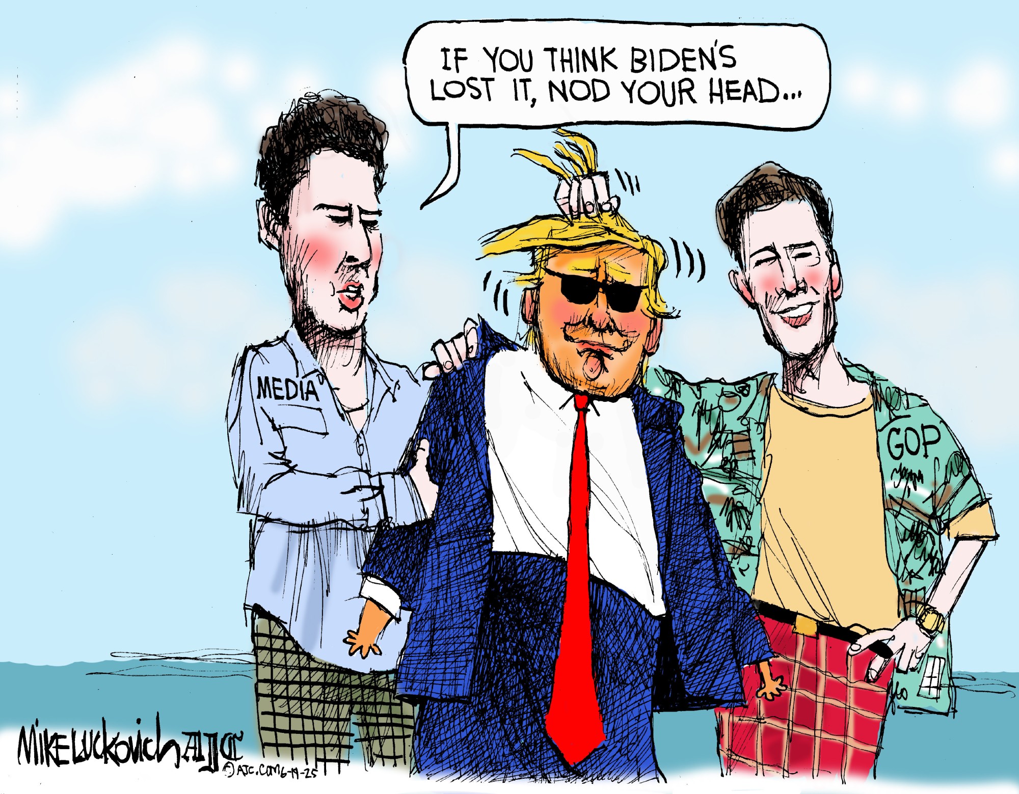 Mike Luckovich's Latest Political Cartoons