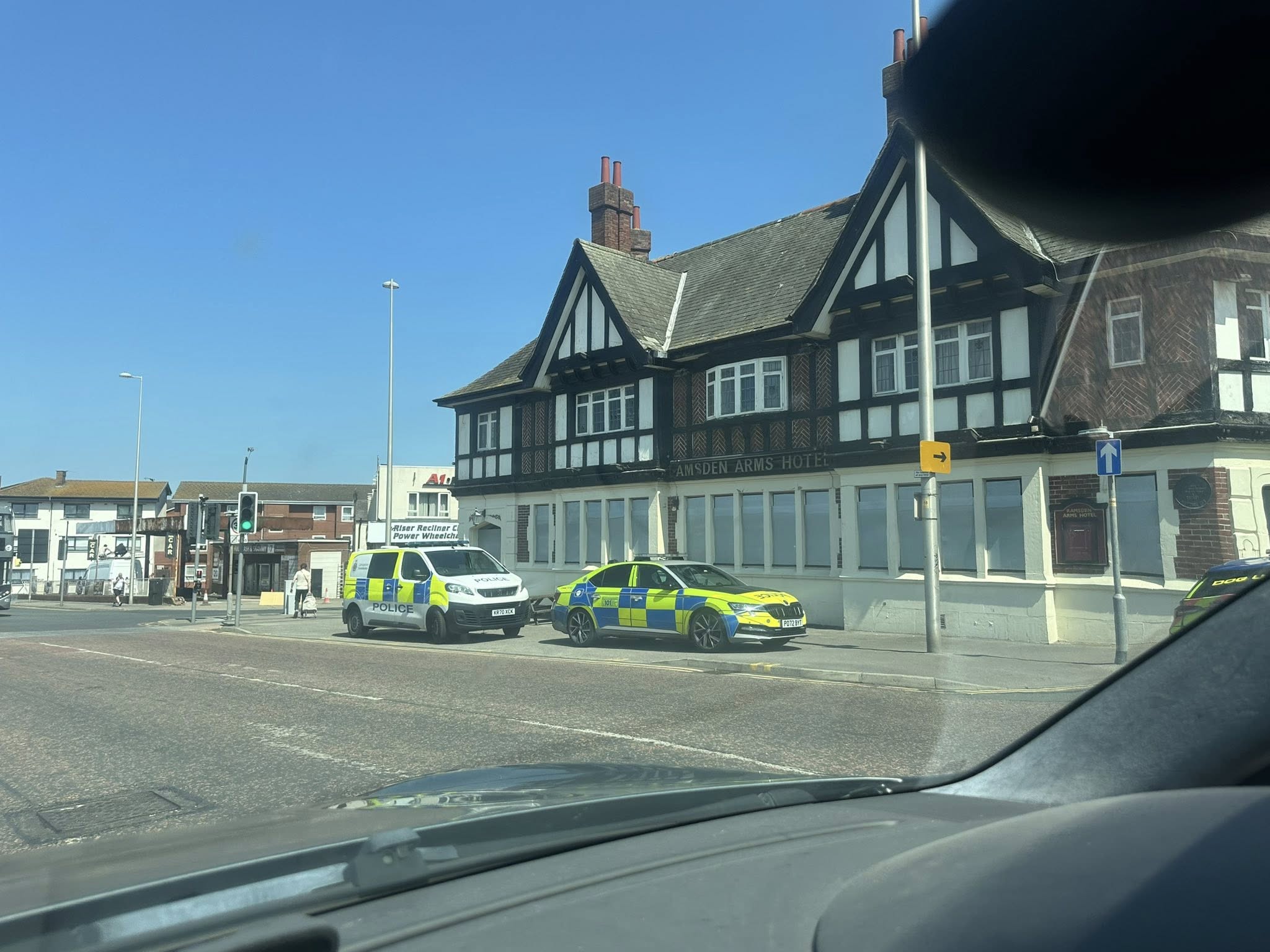 Why police were called to the boarded-up Ramsden Arms pub in Blackpool ...