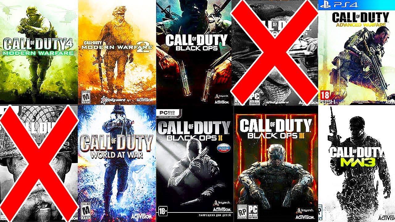 Top 10 Call Of Duty Games From Worst To Best (hard List)