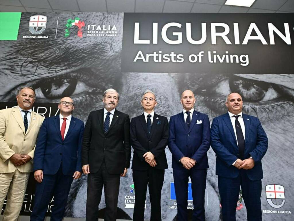 Expo Osaka, dal 29 al 5 luglio la Liguria nel padiglione italiano con “Ligurians, artist of living”