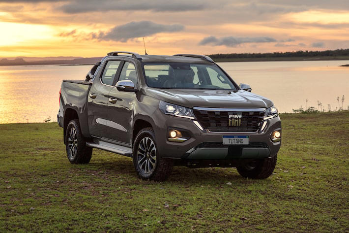 Fiat Titano feita na Argentina tem versão Mopar flagrada