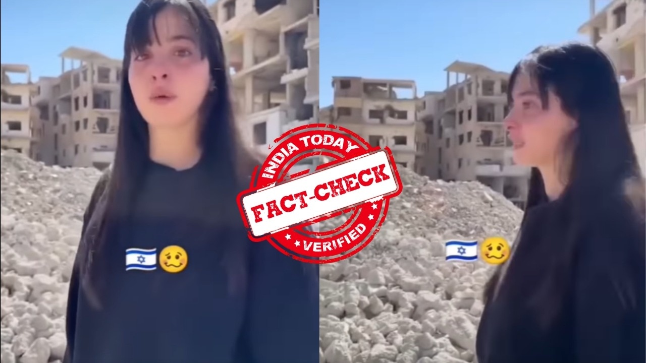 Fact Check: NOT Israeli woman crying over her destroyed house, this ...