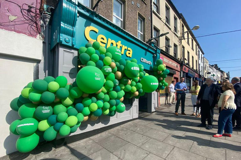 Cork City Centra where winning €250m Euromillions ticket was sold is ...