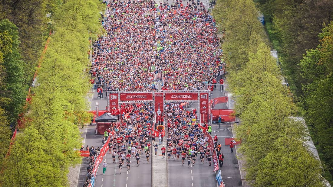 8.828 Finisher im Durchschnitt: Die 20 größten Halbmarathons in Deutschland