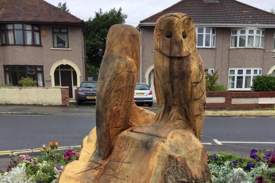 Sad news that beloved wooden owls known as Guardians of Carnforth are ...
