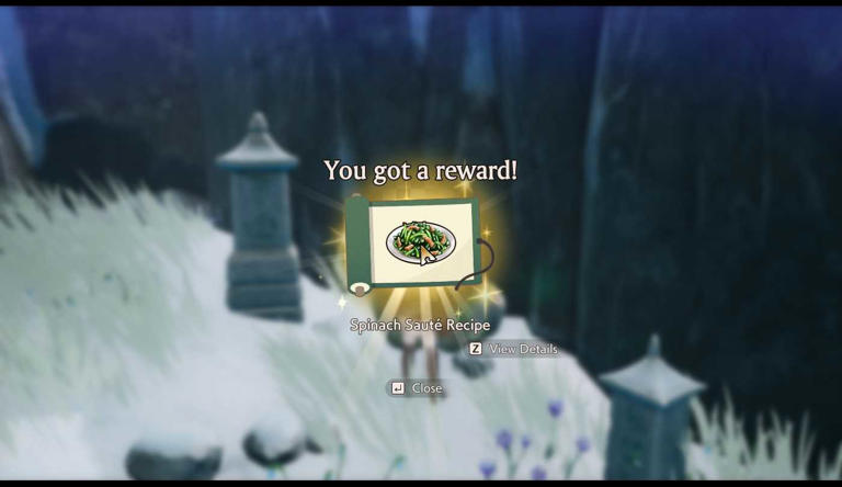 Winter Frog Statue Guide in Rune Factory: Guardians of Azuma