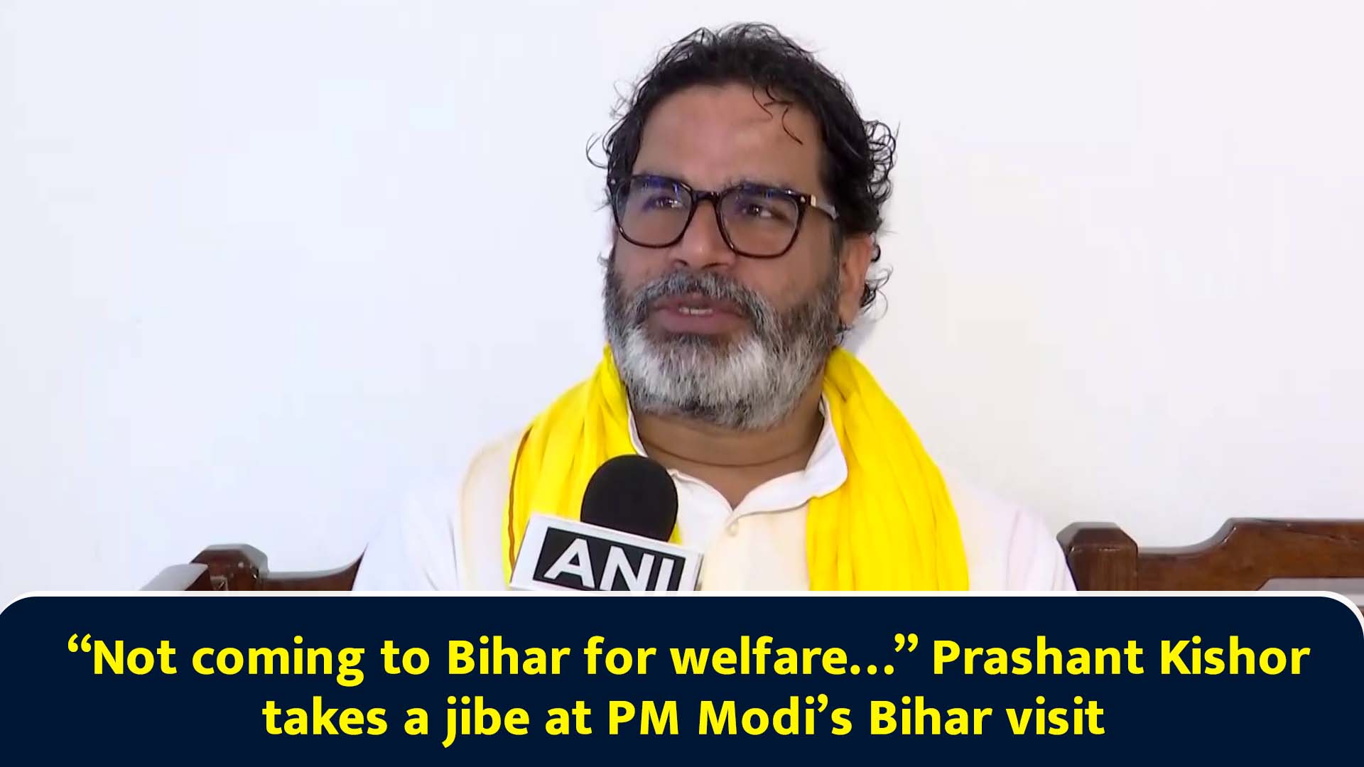 Not coming to Bihar for welfare…” Prashant Kishor takes a jibe at PM ...