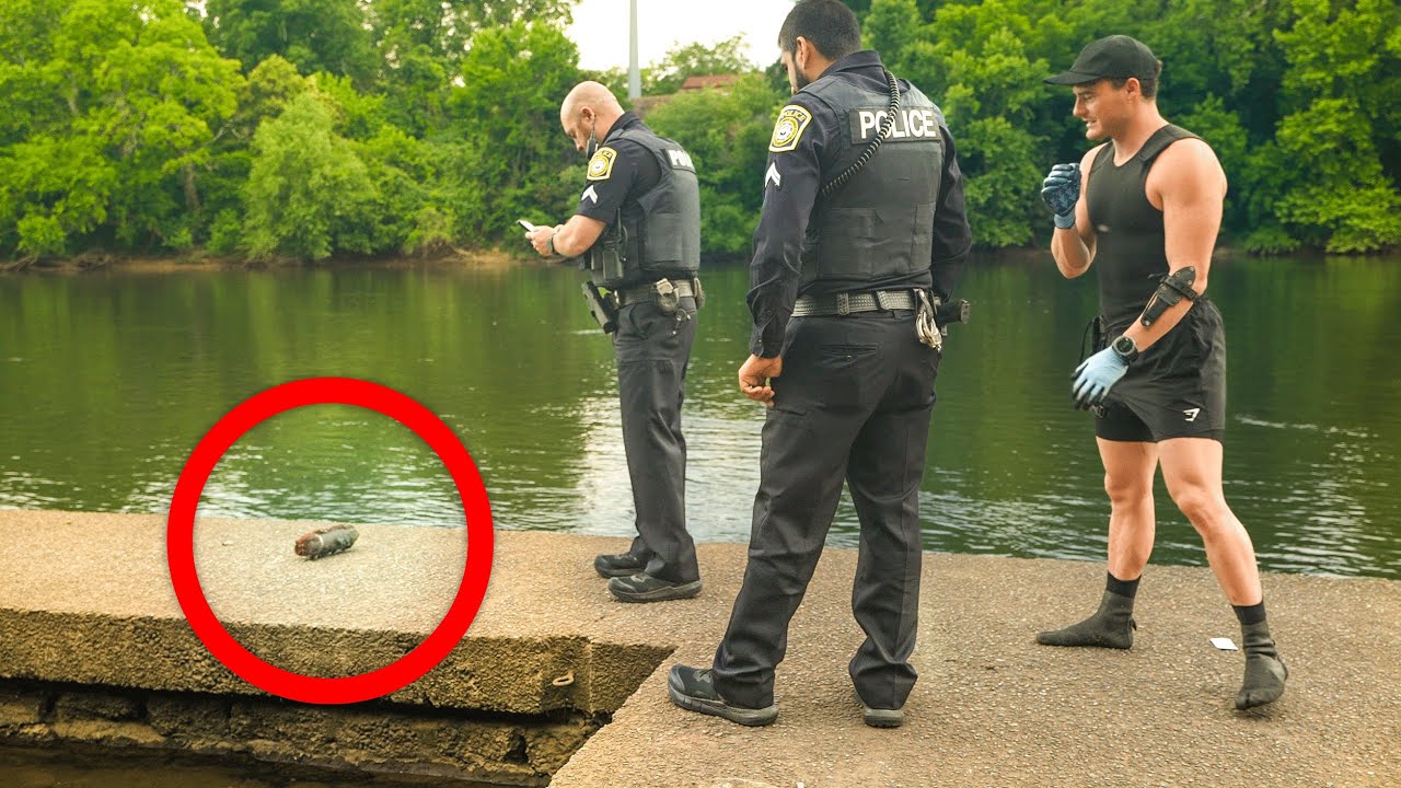 Found 11 Bombs Underwater – Military Showed Up Fast
