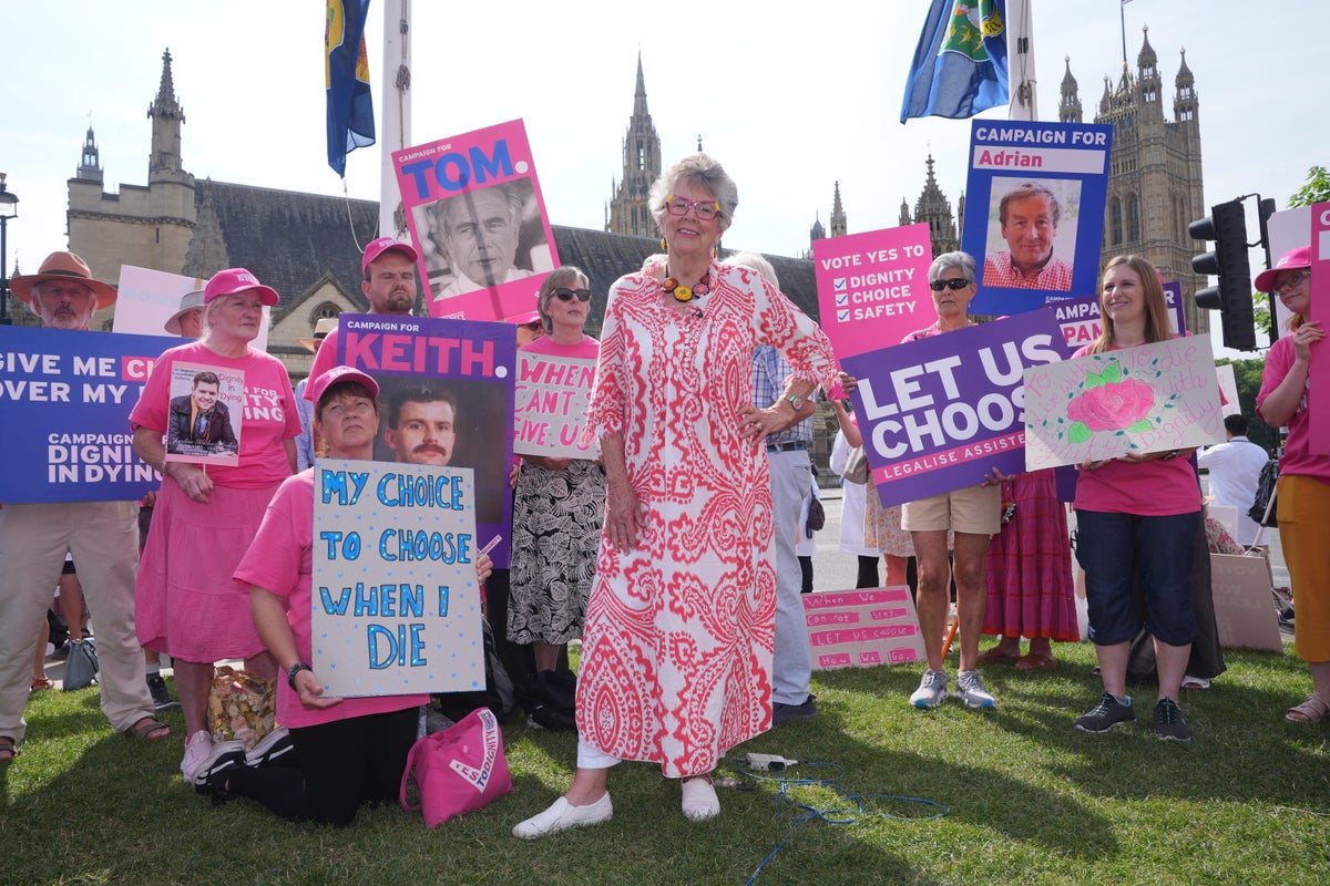Campaigners for and against assisted dying make feelings known at ...