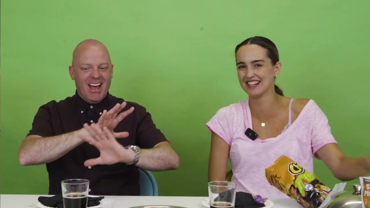 Trying GROSS Viral Food with My Producer! 🤢🍔 Worst Taste Test Ever?