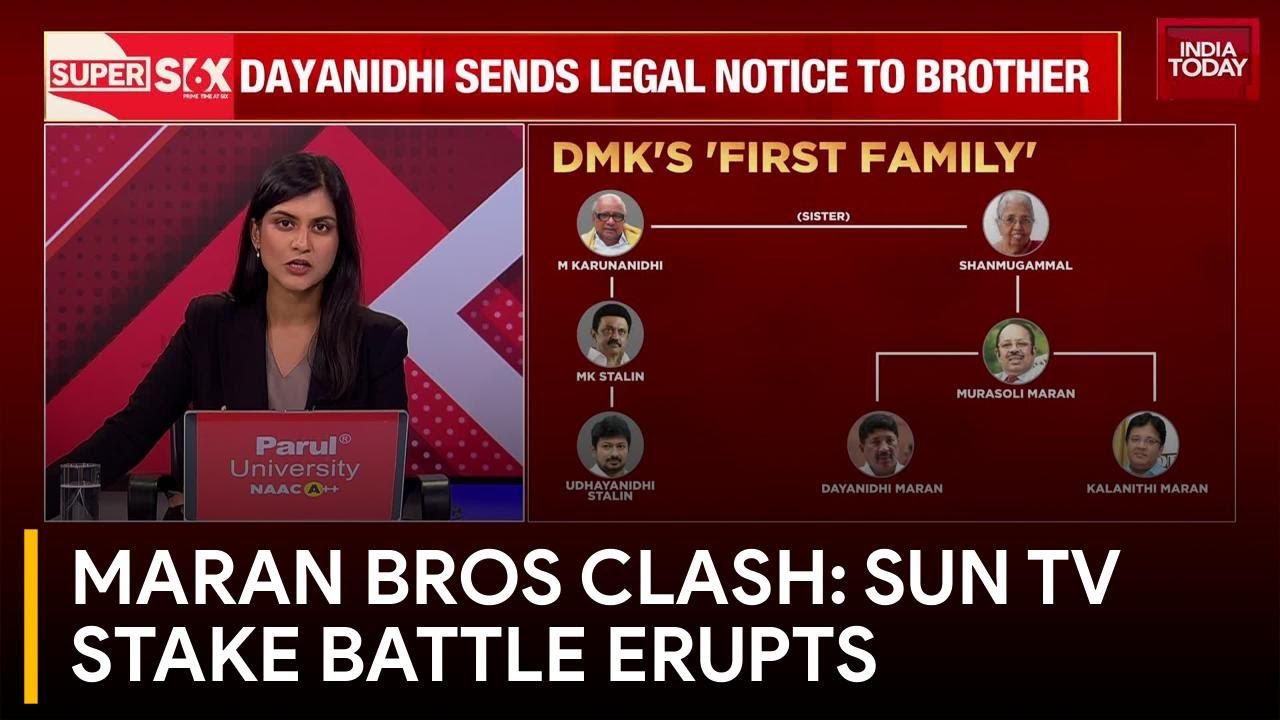 Maran brothers' feud: Dayanidhi slaps legal notice on Kalanidhi over ...