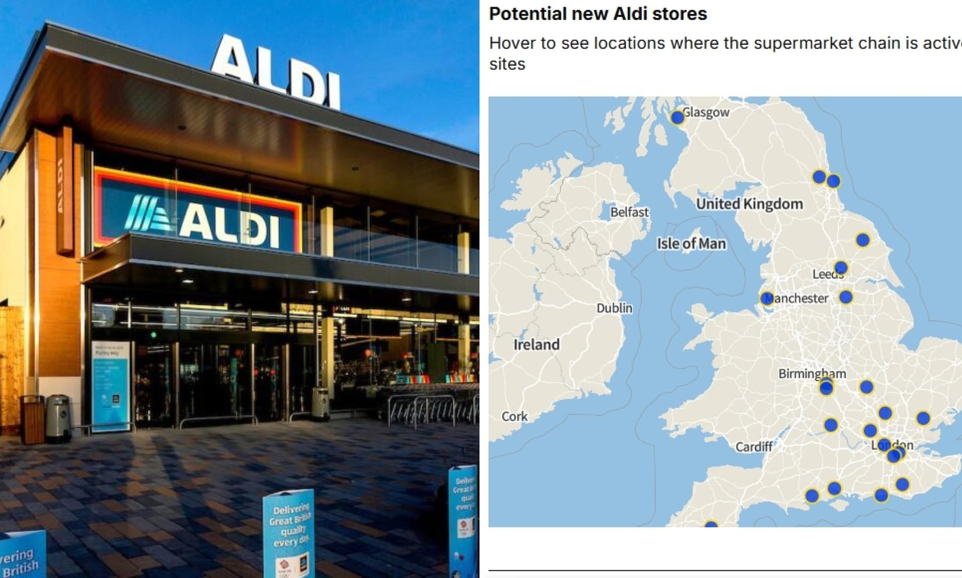 Aldi announces where it wants to open new stores in UK - check to see ...