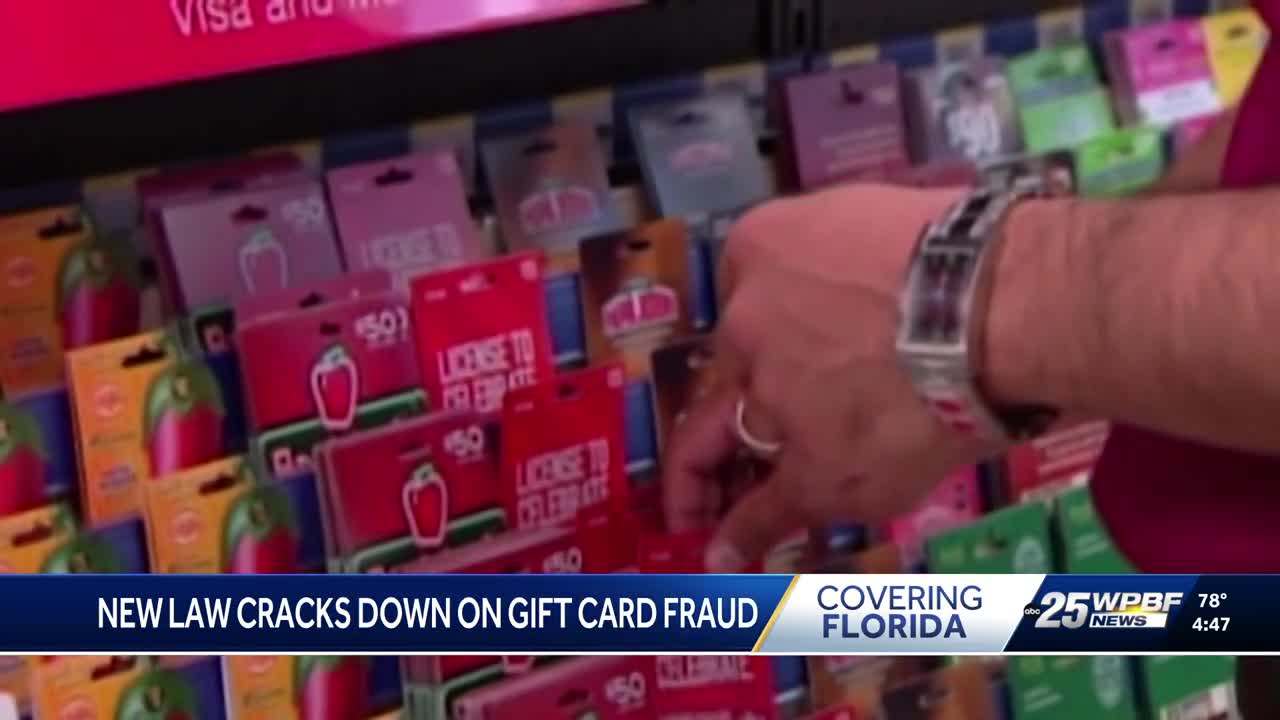 Florida targets gift card scams with new law