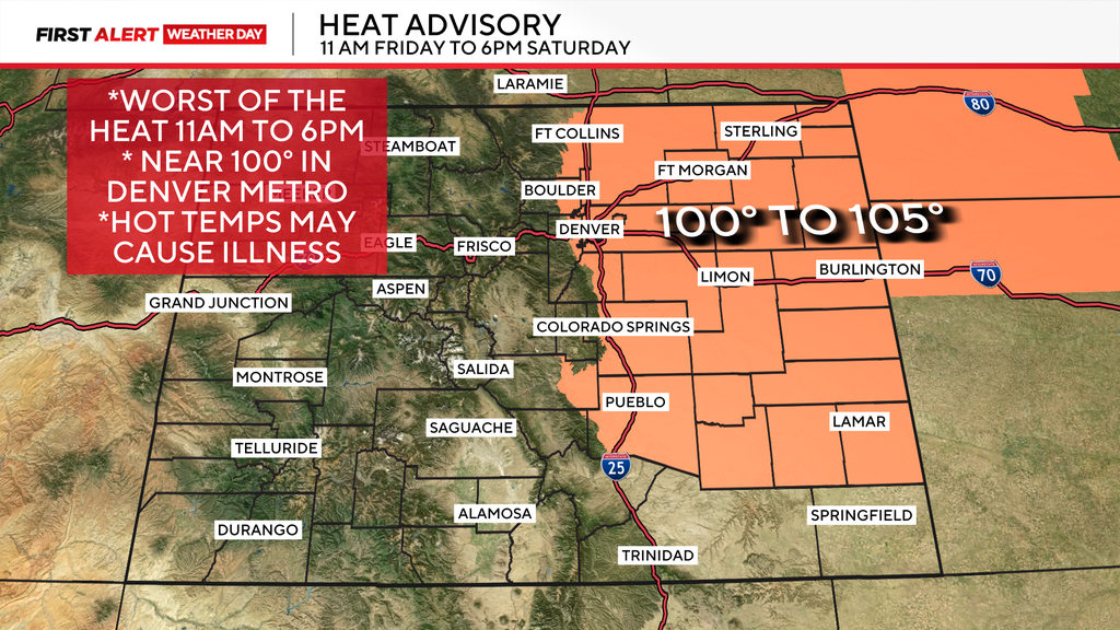 Heat advisories issued for Denver and parts of Colorado as record ...