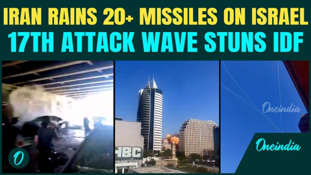 Breaking: Iranian Missiles BOMB Israel's Haifa | Iran Launches 17th ...