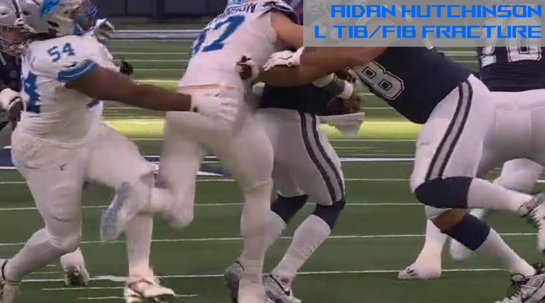 Top 10 injury news of the Lions 2024 season - #1: Aidan Hutchinson