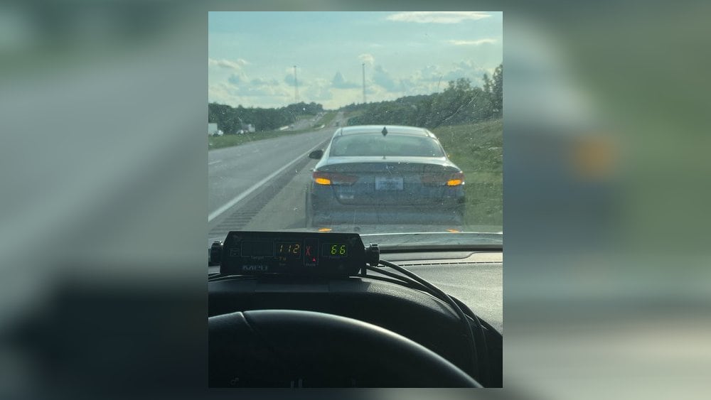 Driver pulled over for going 113 mph on local interstate