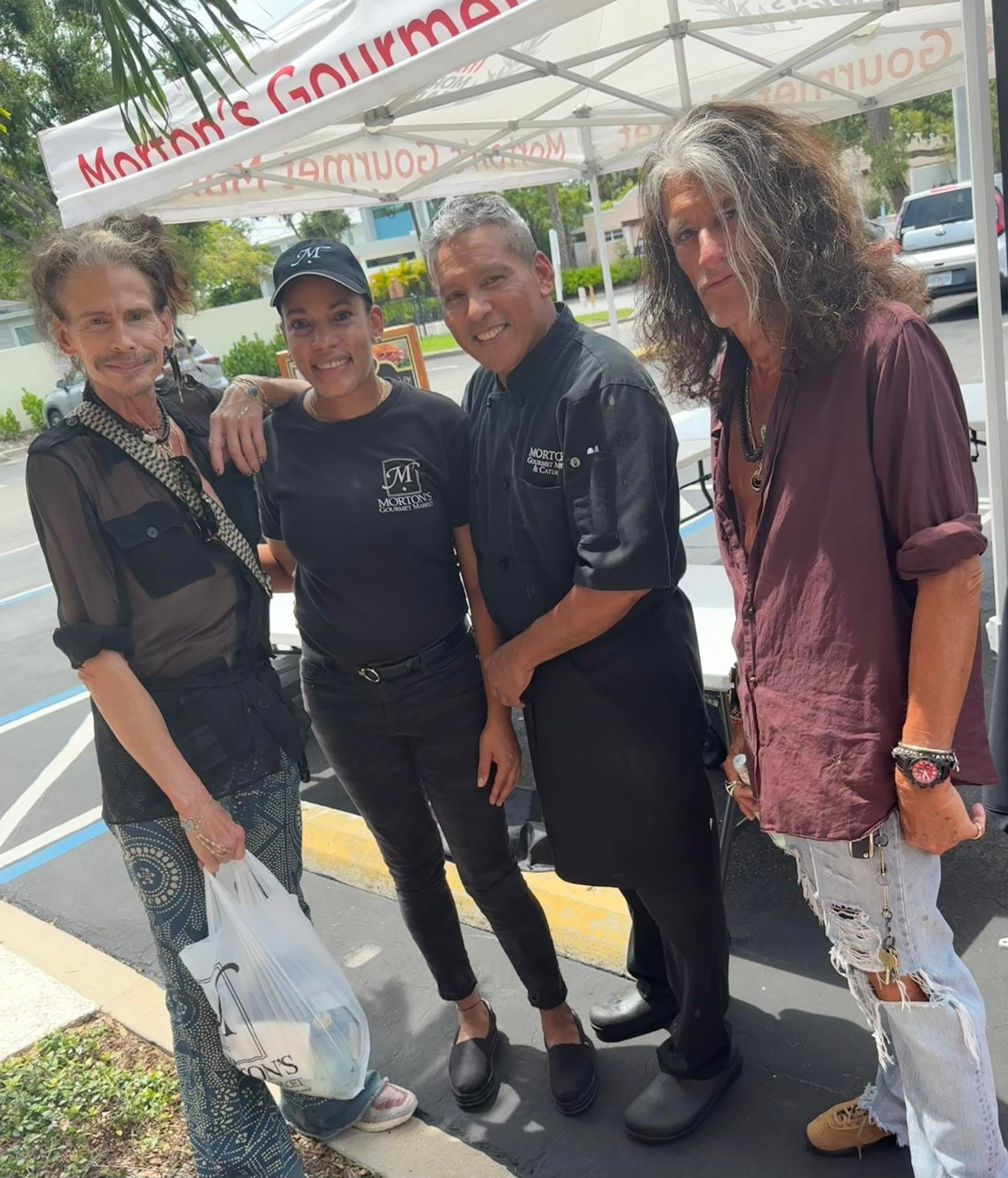 Steven Tyler and Joe Perry have lunch in Florida. Could an Aerosmith ...
