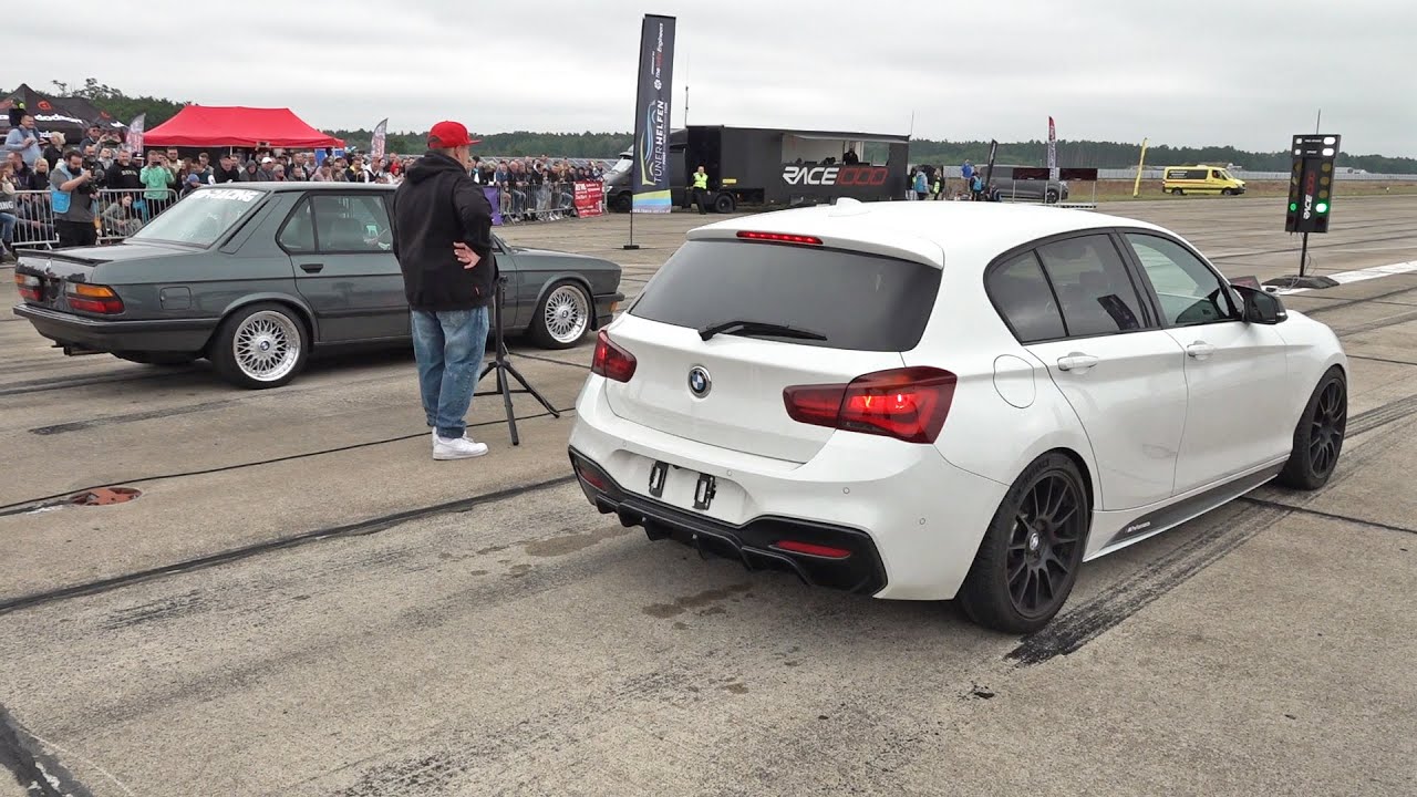 900HP BMW M140i vs 698HP BMW E28 – Old School vs New Age Drag Battle!