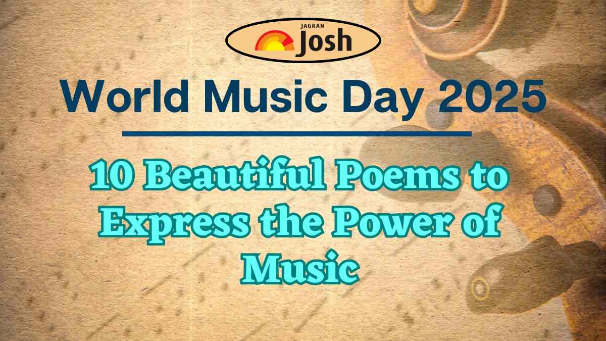 Poem on World Music Day 2025: 10 Beautiful Poems for Students to ...
