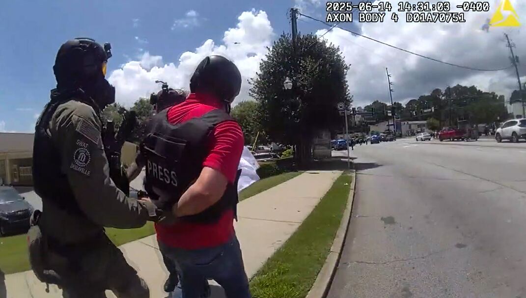 Ga. county drops charges against journalist arrested at ICE protest