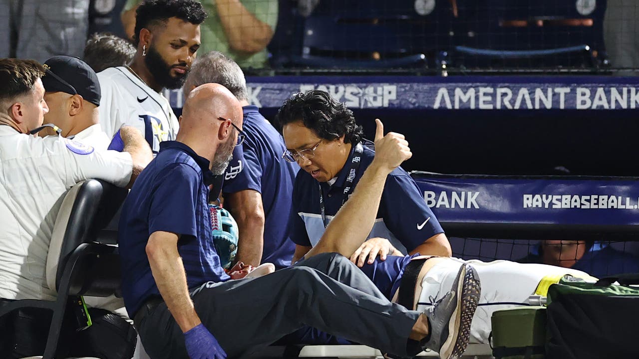 Rays pitcher Hunter Bigge released from hospital after facial surgery ...