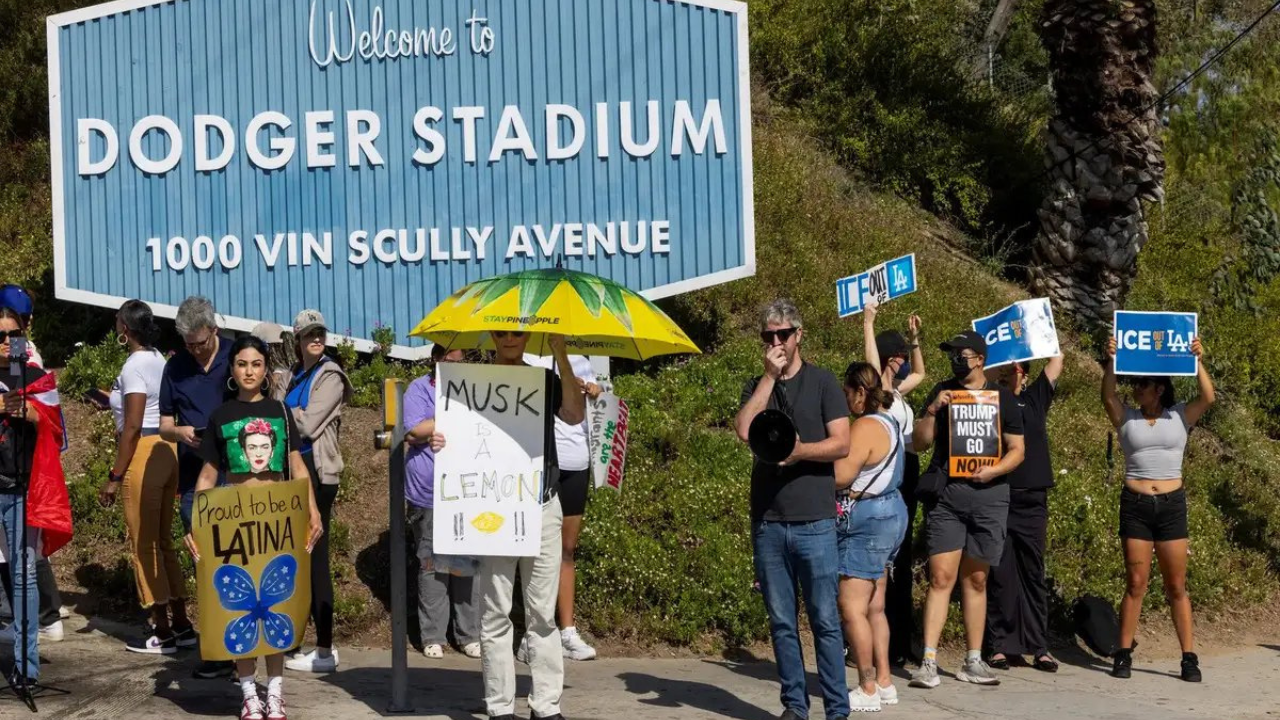 Los Angeles Dodgers spark outrage after blocking Donald Trump-backed ...