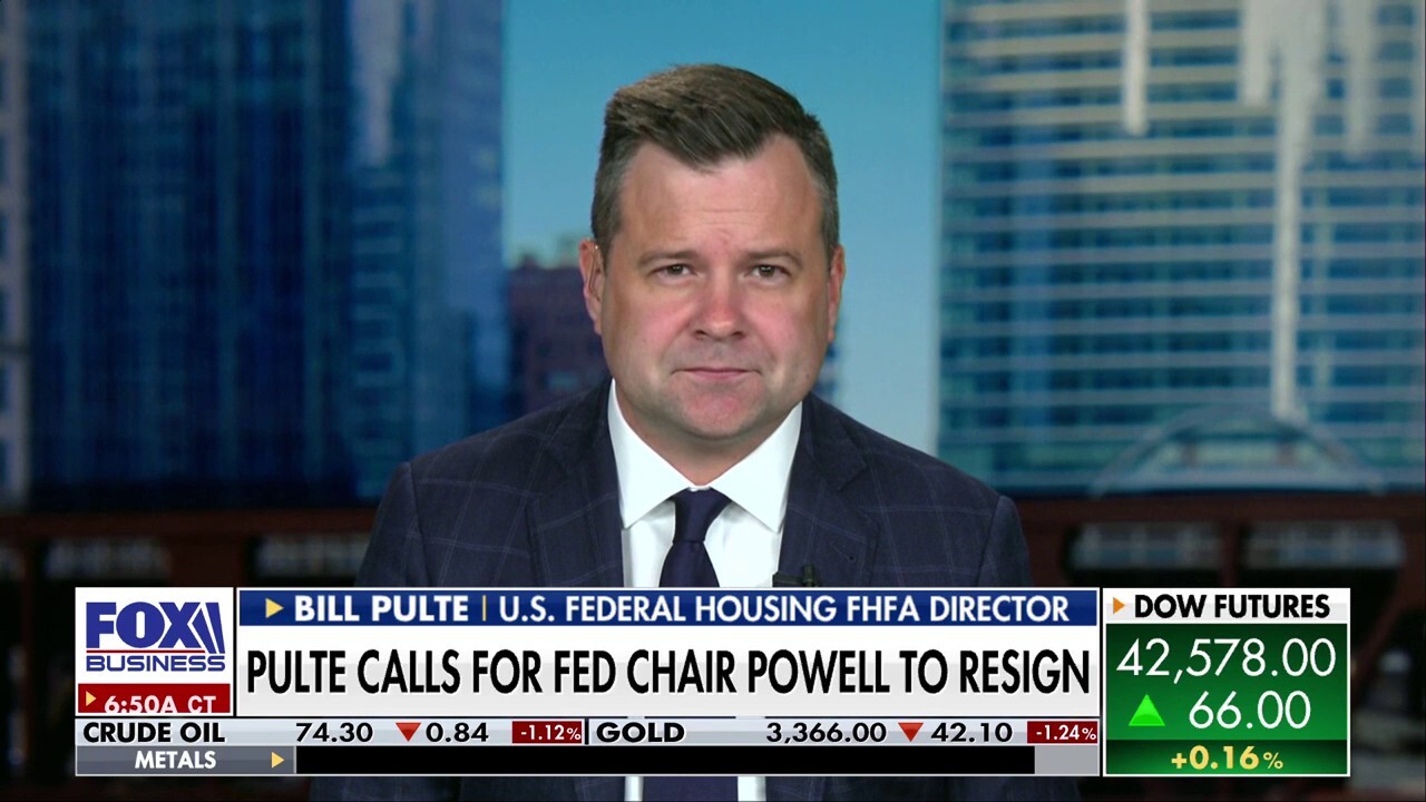 Americans are being 'hurt' by Fed Chair Jerome Powell, Bill Pulte argues