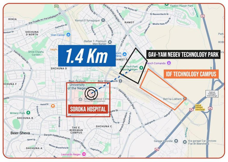 Verifying conflicting narratives about Iran's strike on an Israeli hospital