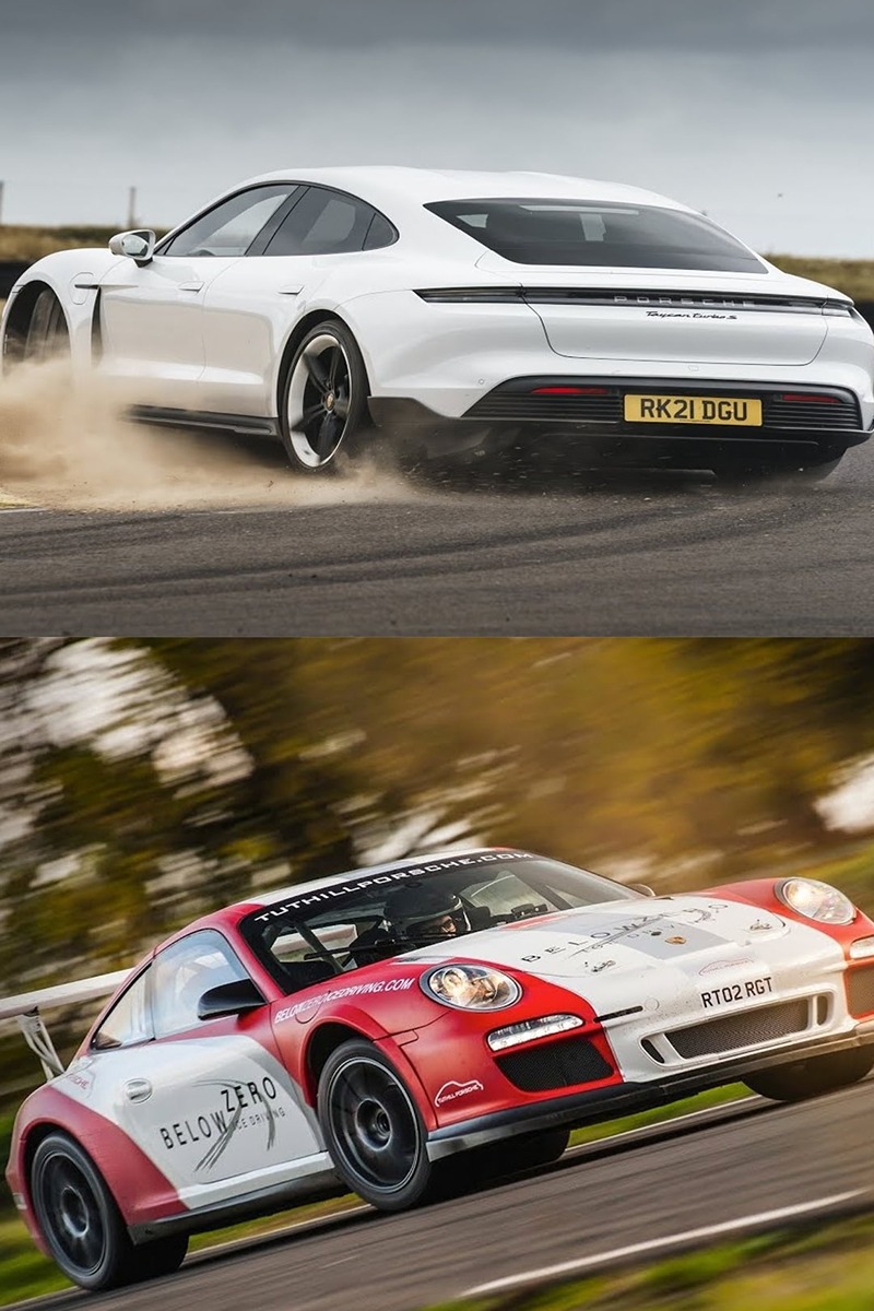 Taycan Turbo S vs 911 RGT