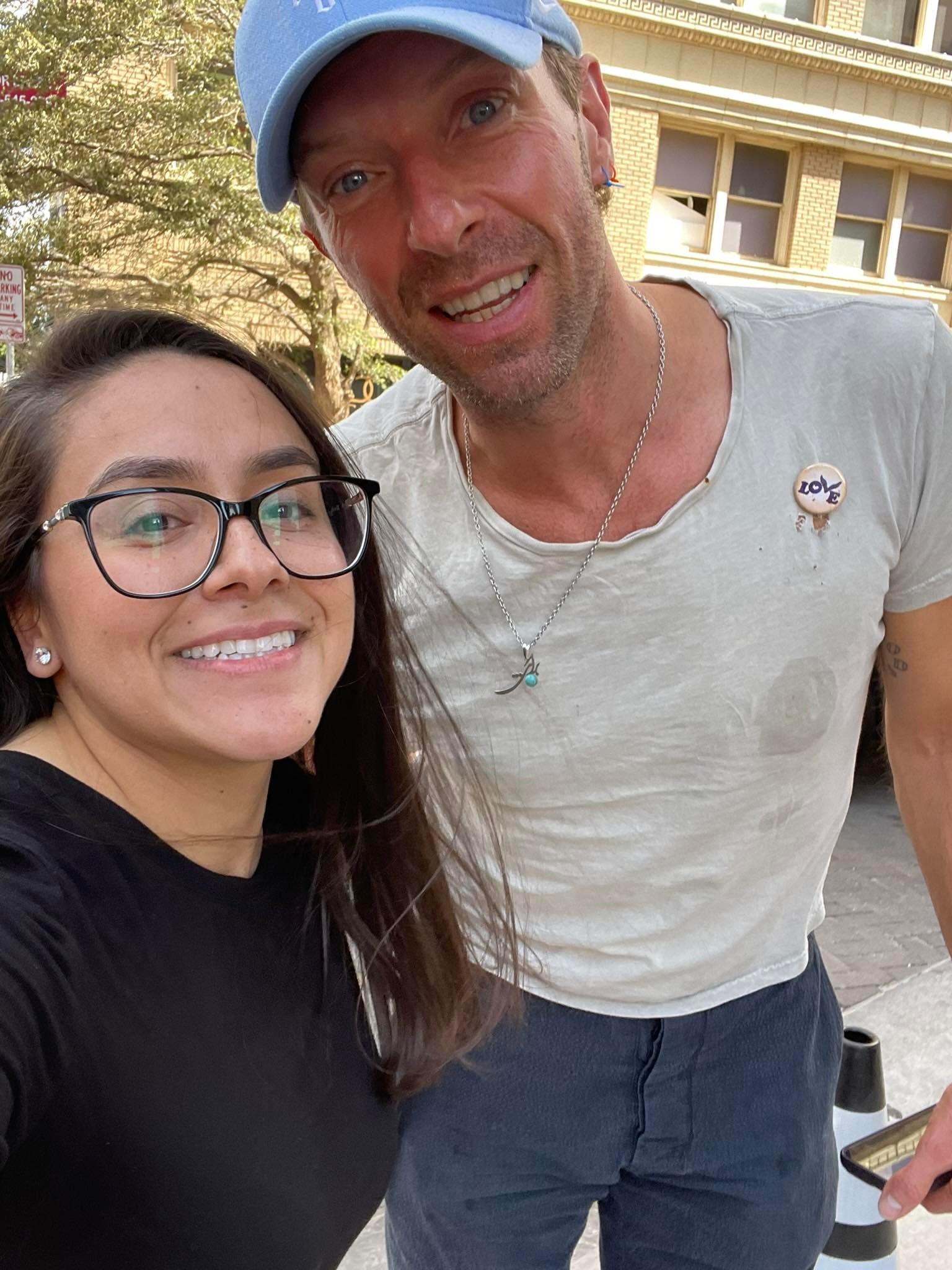 'He was so humble': Dream realized as fan meets Coldplay frontman ...