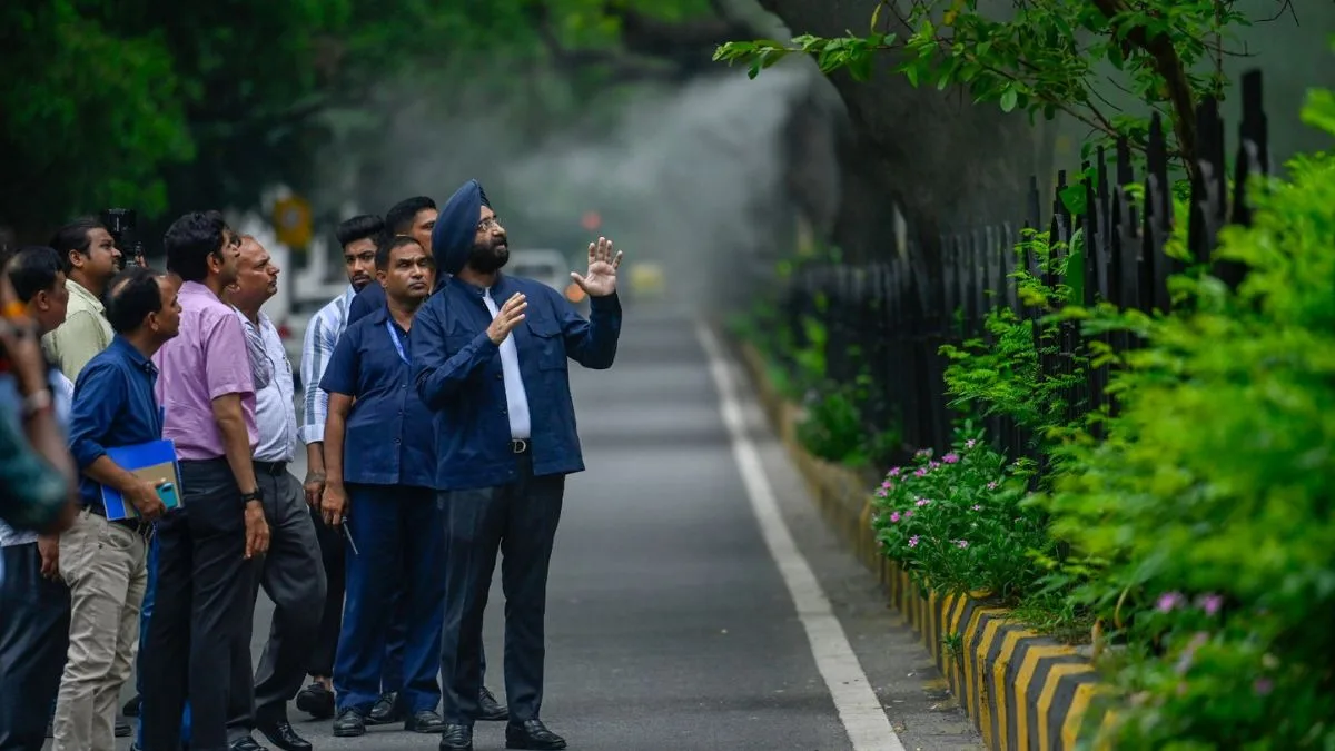 Sirsa reviews high-tech Automatic Misting System installed to curb air ...