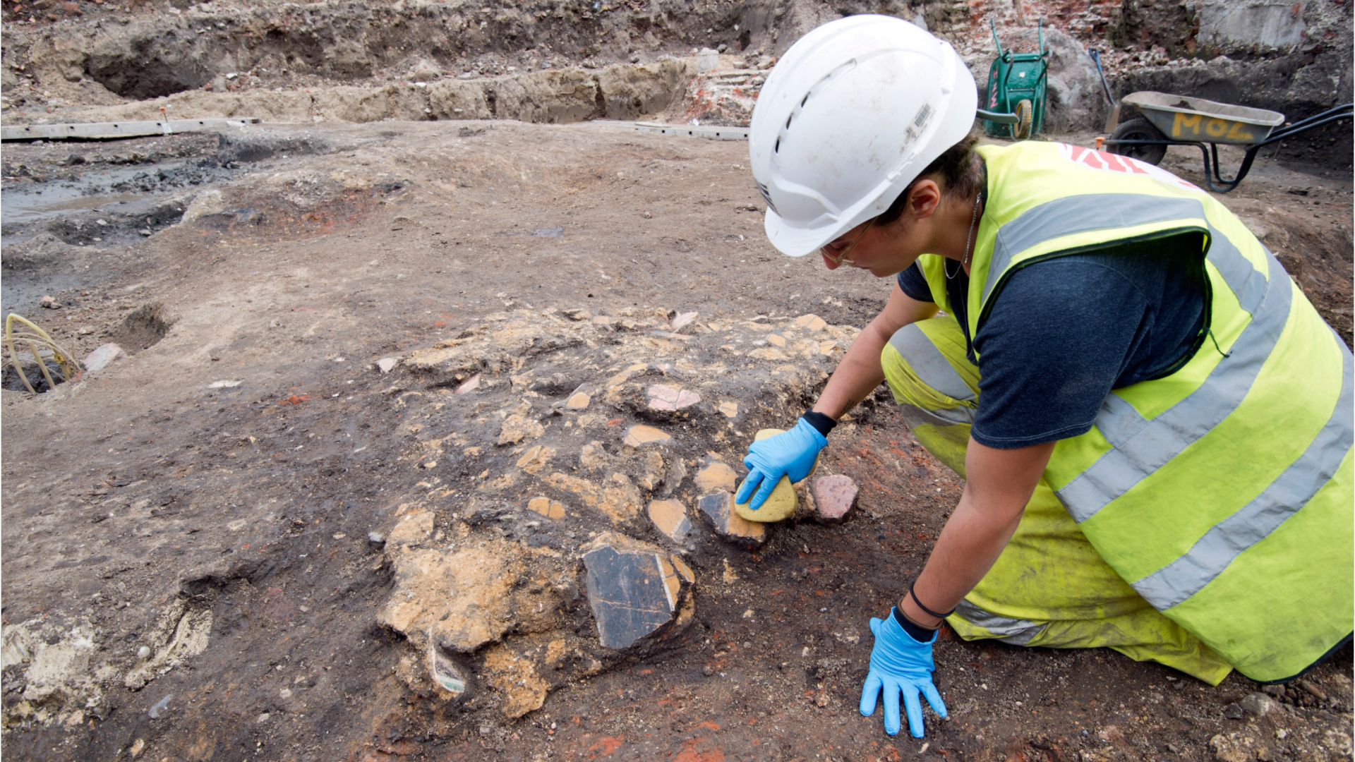 Stunning Example Of Decorative Roman Plaster Work Found On London ...