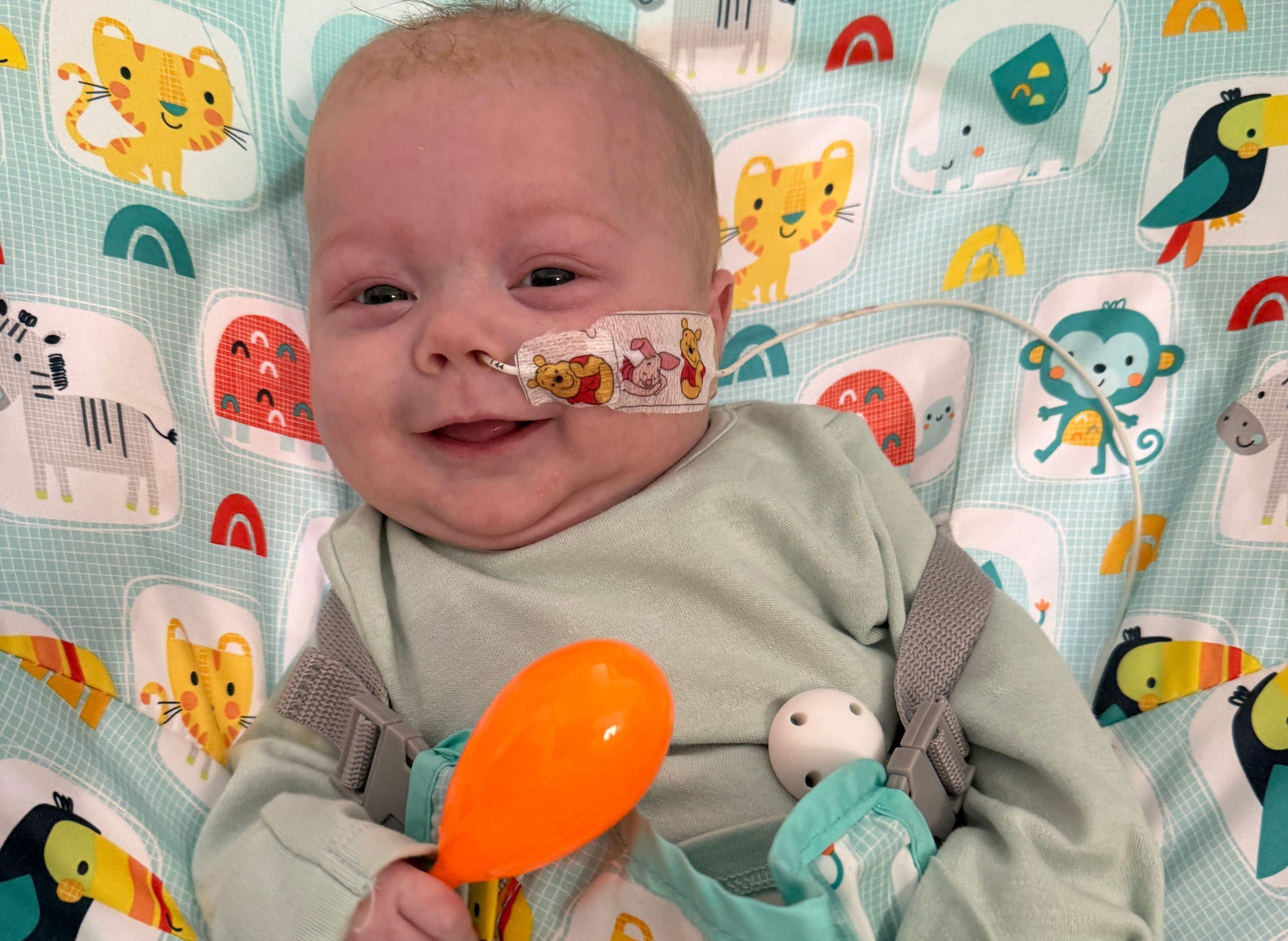 Our six-month-old daughter has been in hospital all her life due to a ...