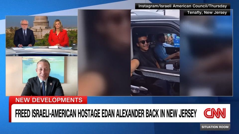 Rep. Gottheimer on the hero’s welcome for returned U.S. hostage