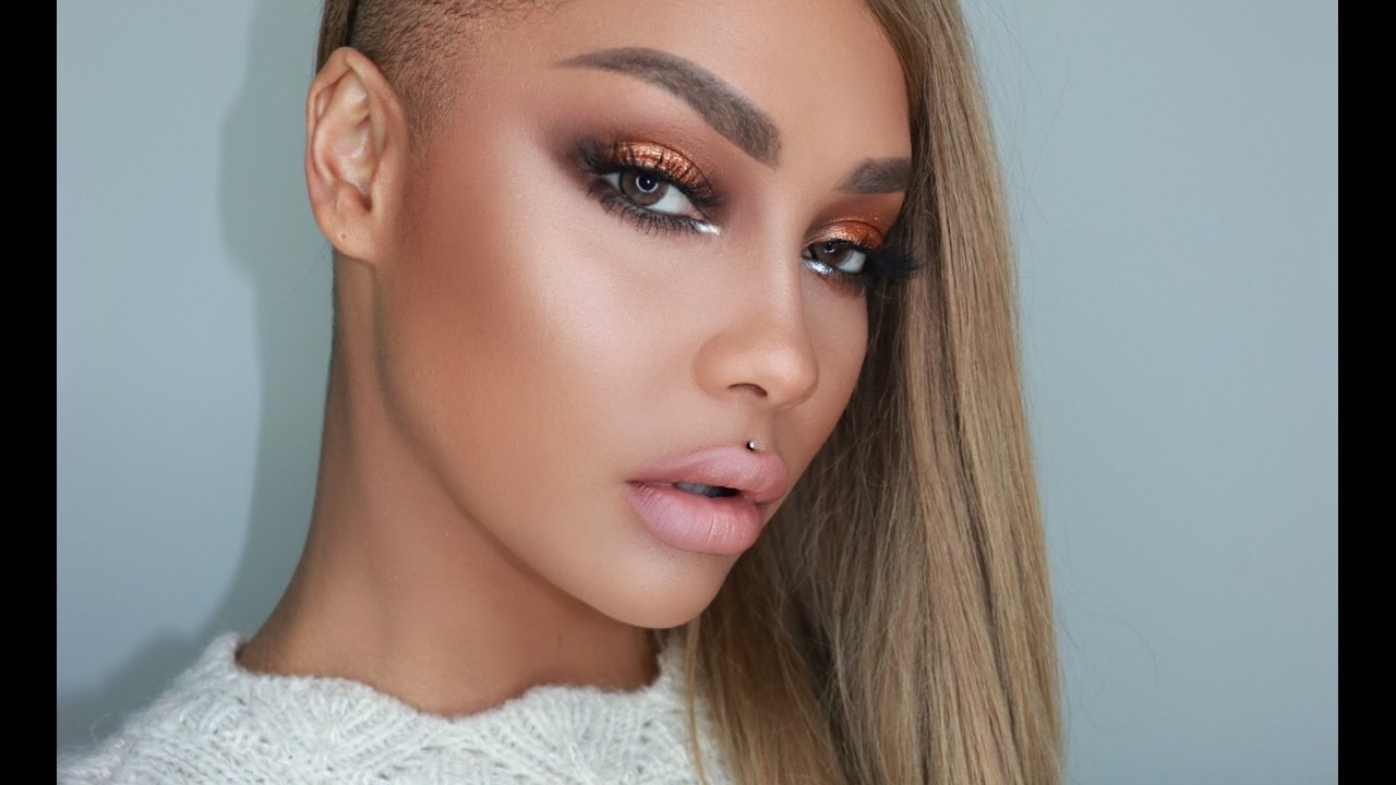 I created a stunning copper smoky eye
