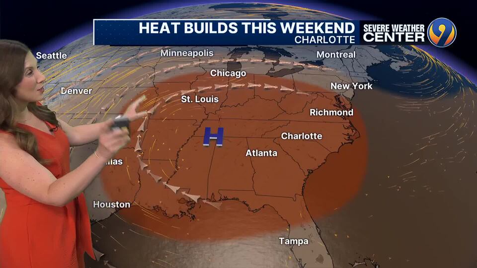 Friday's noon forecast with meteorologist Danielle Miller